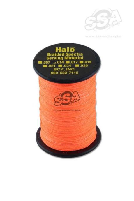 BCY Serving Material Braided Halo Dia .014 Jig Flo.Orange