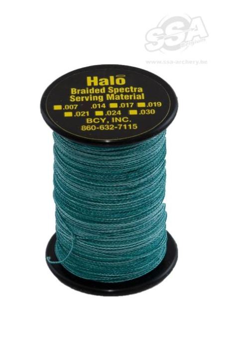 BCY Serving Material Braided Halo Dia .014 Jig Teal