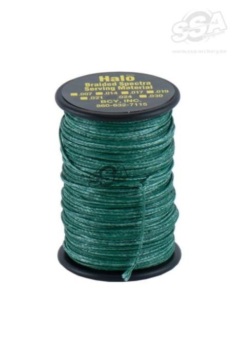 BCY Serving Material Braided Halo Dia .024 Jig Green