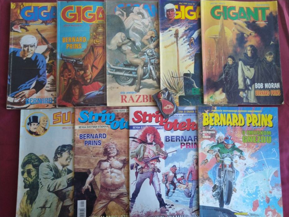 BERNARD PRINS 9 albuma 17 zasebnih priča