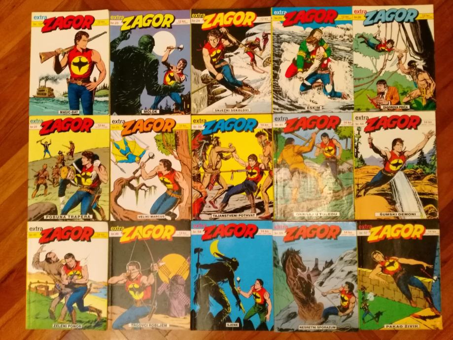 LOT Zagor Extra 100 komada