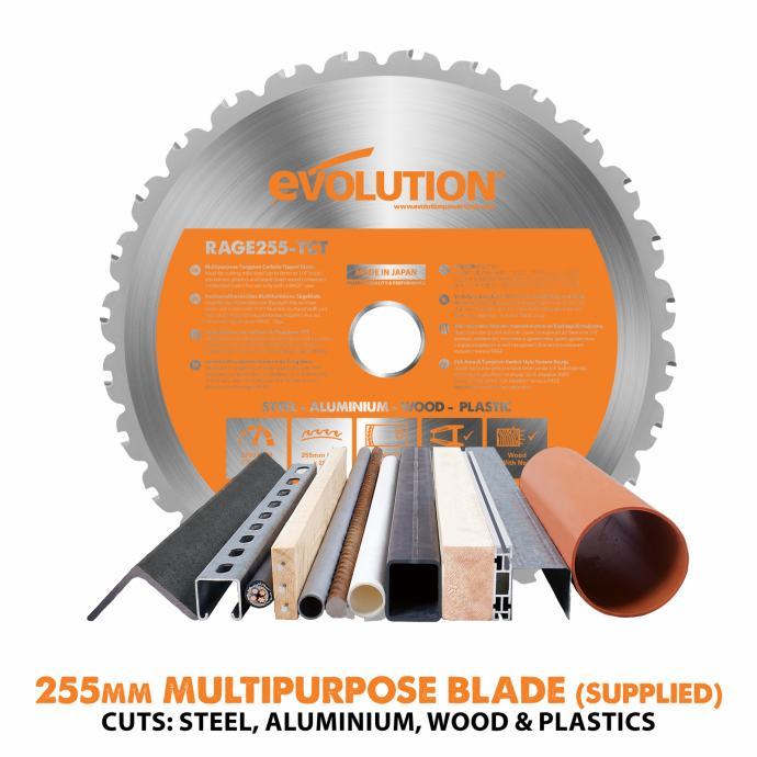 EVOLUTION RAGE 5 S 255mm stolna pila AKCIJA