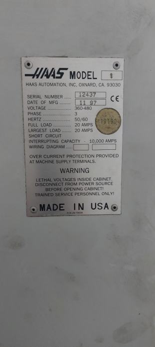 CNC obradni centar HAAS VF1