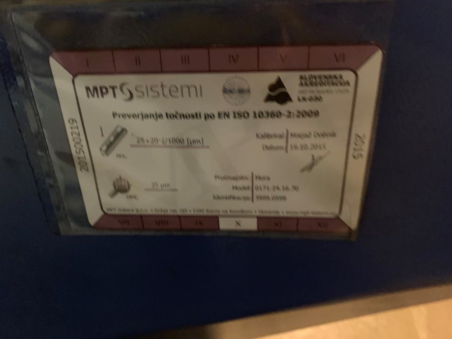 Measurement table MORA