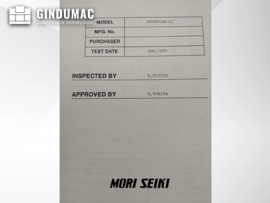 MORI SEIKI Frontier L1 strug