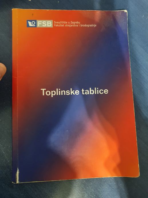 Uvod u termodinamiku (udžbenik, zbirka zadataka, toplinske tablice)