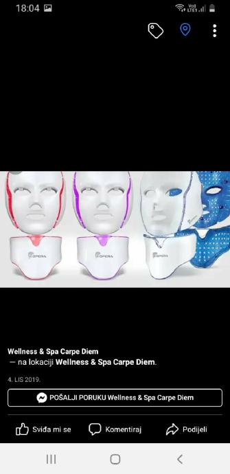 Dodatno sniženo!!! Akcija hitno Opera led mask