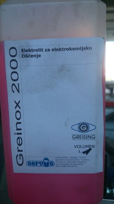 APARAT ZA ELEKTROKEMIJSKO ČIŠĆENJE VAROVA NA INOXU