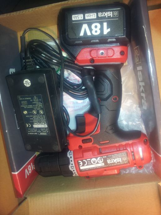 Baterijska bušilica Iskra ML-CD92-180