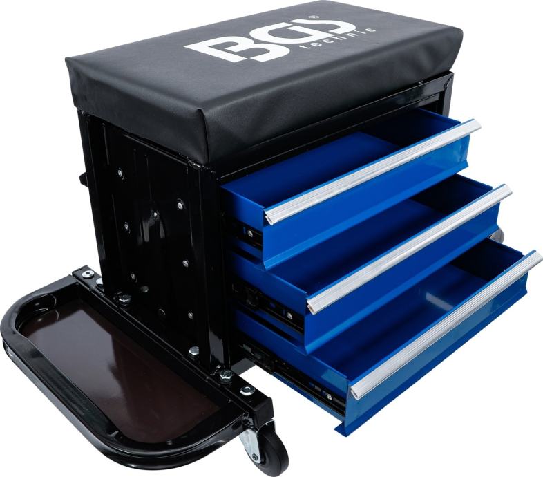 BGS radioničko pokretno sjedalo s 3 ladice za alat 2859