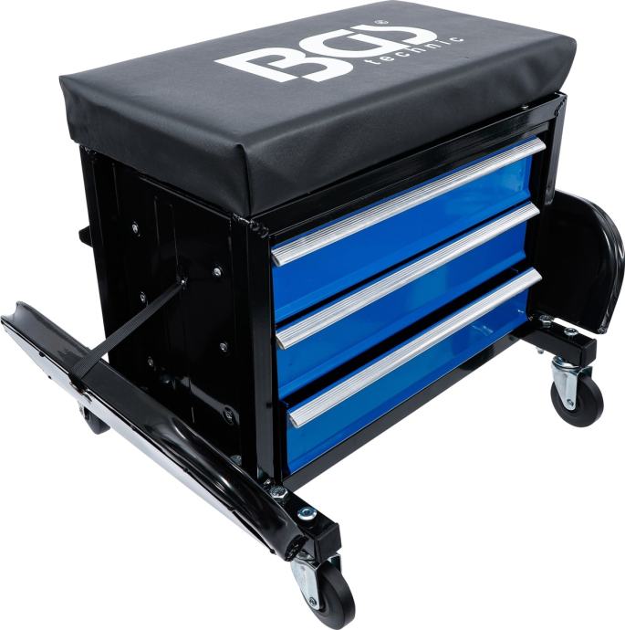 BGS radioničko pokretno sjedalo s 3 ladice za alat 2859