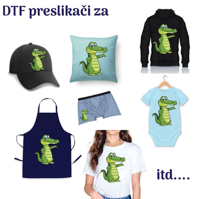DTF preslikači za tisak na tekstil