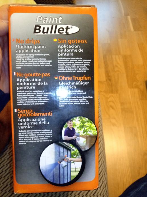 električna šprica Paint Bullet može zamjena