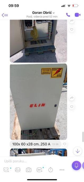 Električni ormari za privremeni priključak na gradilištu