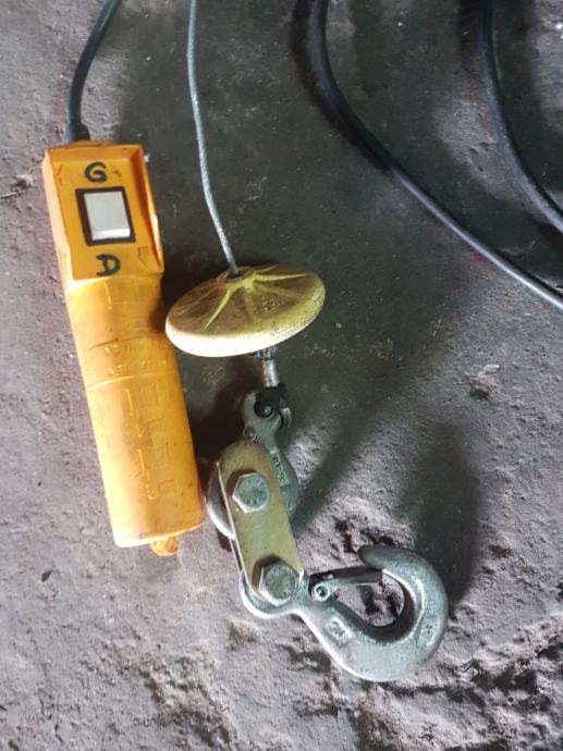 Električno vitlo za građevinske poslove