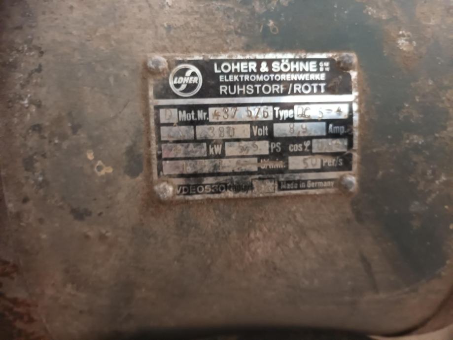 Elektromotor 4kW 380V Loher & Sohne