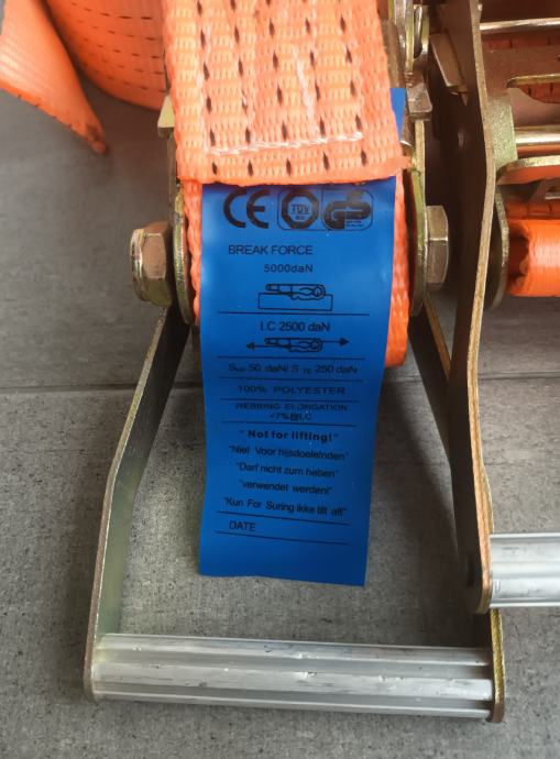 Gurtna za vezanje tereta 10 m x 50 mm