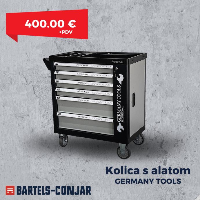 Kolica za radionicu - GERMANY TOOLS - Novo