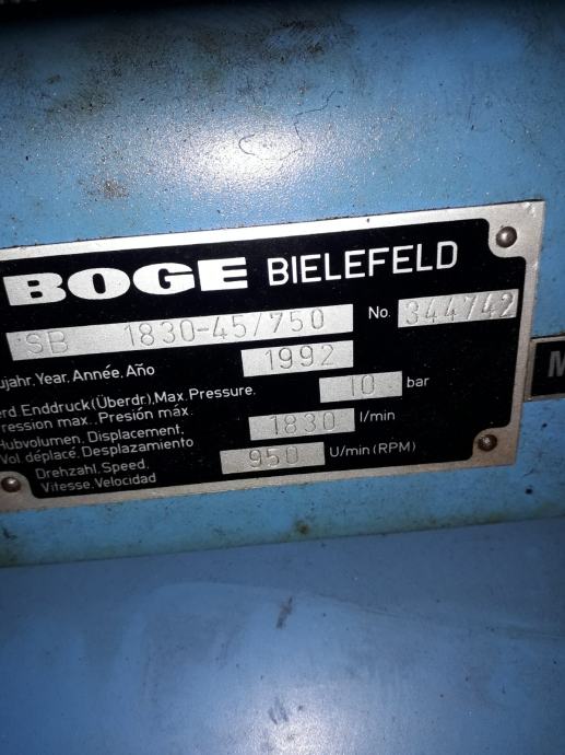 KOMPRESOR BOGE 750 LITARA