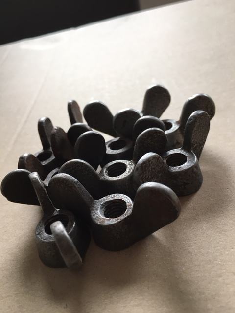 50 komada krilnih, leptir matica , ljevana prema DIN 315 M10 , kom 50