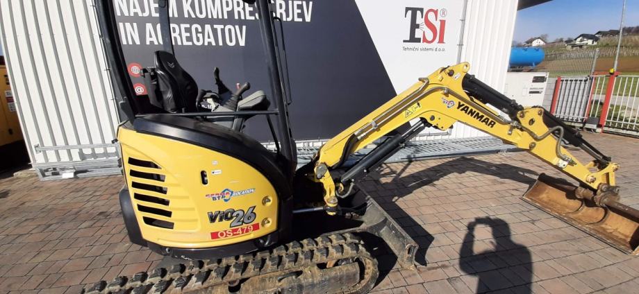 Mini bager 2,6t yanmar vio -26