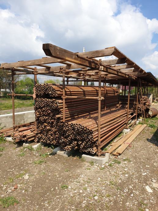 rabljena cijevna skela - samo cijevi