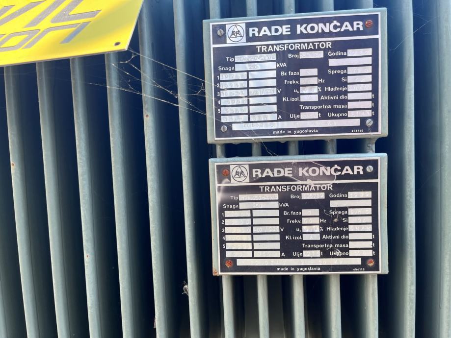 TROFAZNI ULJNI TRANSFORMATOR 250 kVA