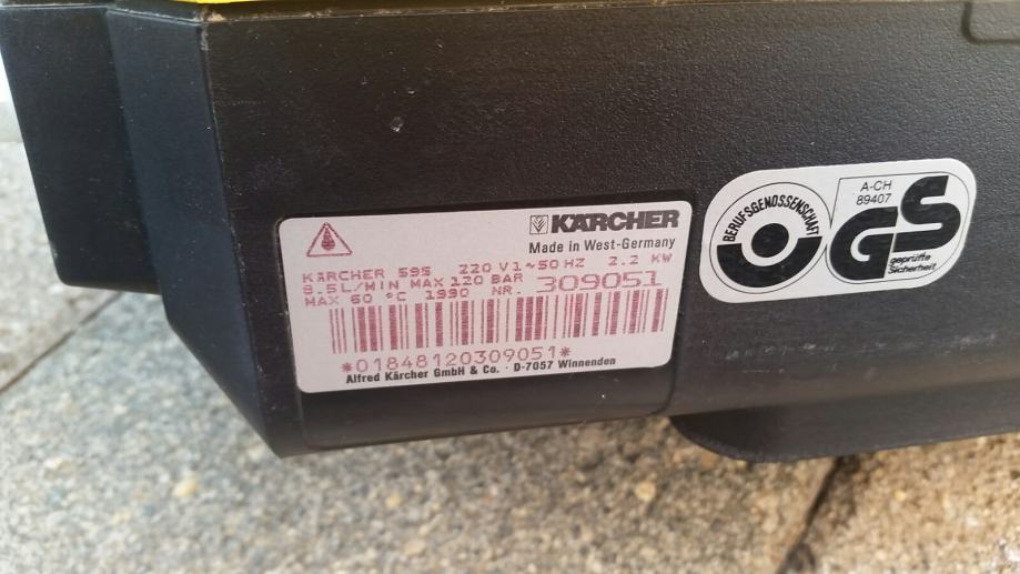 Miniwash Karcher 595 kao nov povoljno