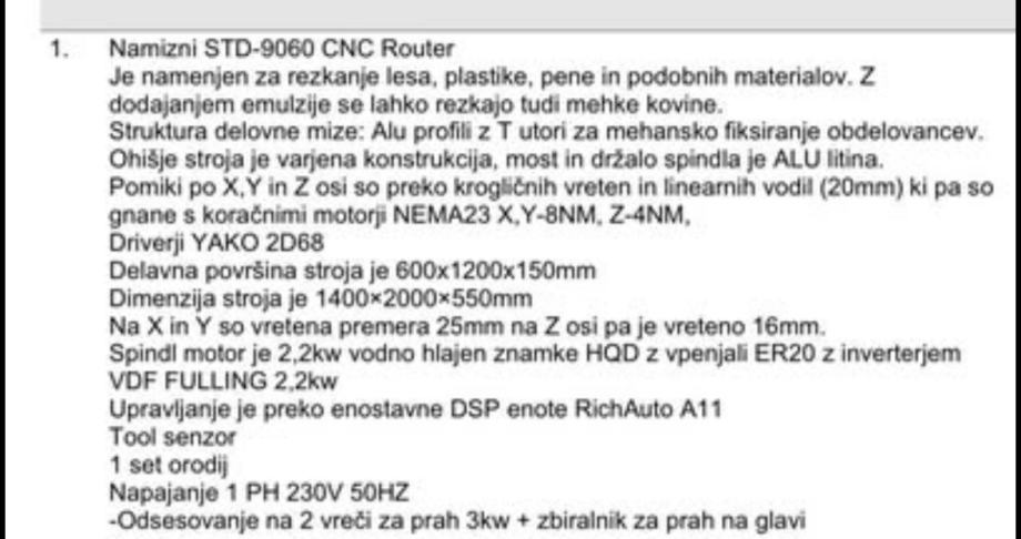 CNC Router - STD 600