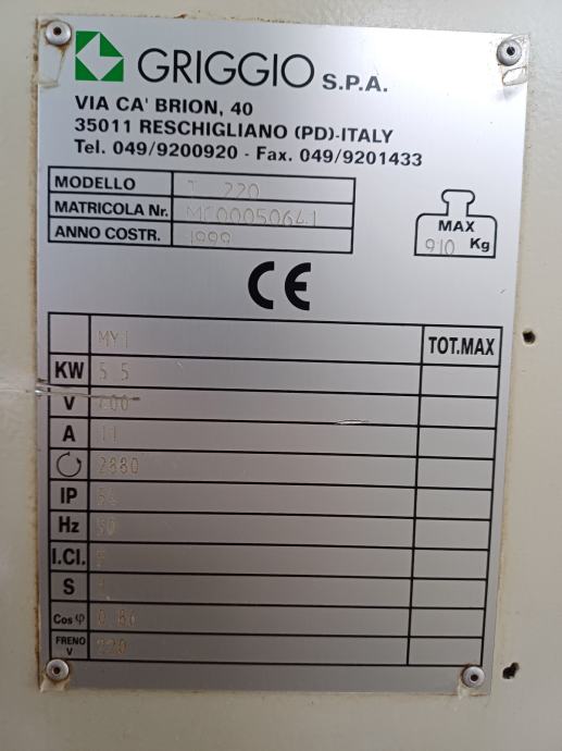 FREZER GRIGGIO T 220