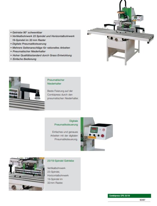 TIPLERICA GRASS COMBIPRESS 23/19 borera