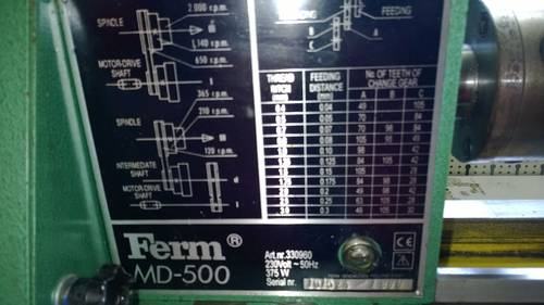 Ferm MD 500 tokarski stroj