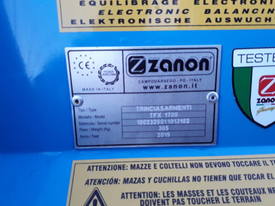Malčer Zanon TFX 1700