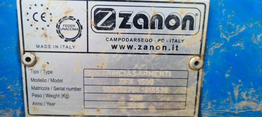 ZANON polovni traktorski malčer TFX 150 - PRILIKA