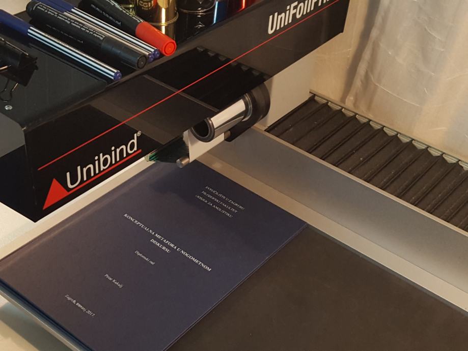 Digitalni foliotisak (printer za zlatotisak) - UNIBIND UniFoilPrinter