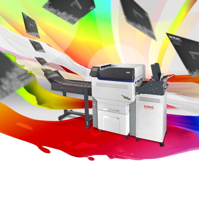 Intec CS5000 - CMYK + bijela / UV prozirna boja, 450 g/m2