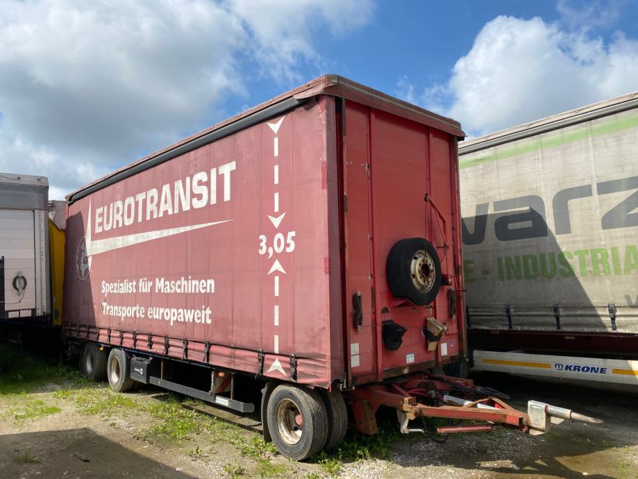 MEUSBURGER MPJ 3, 3-os. tandem prikolica, širenje zadnjih stupova