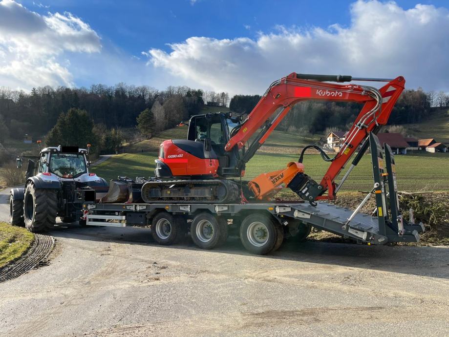 NISKA PRIKOLICA ZA PRIJEVOZ TEŠKE GRAĐEVINSKE MEHANIZACIJE LLD i LLL