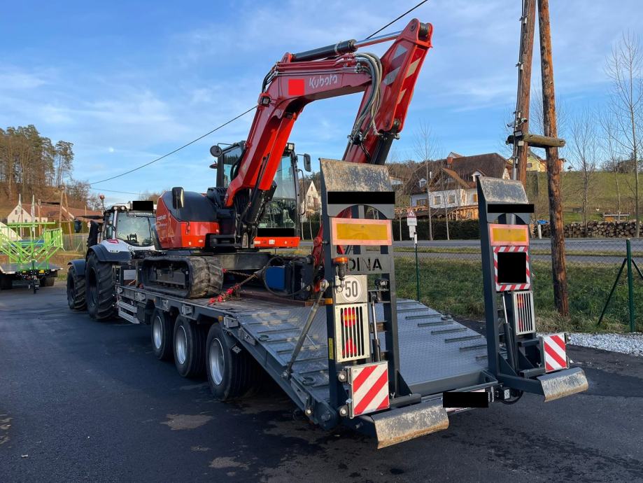 NISKA PRIKOLICA ZA PRIJEVOZ TEŠKE GRAĐEVINSKE MEHANIZACIJE LLD i LLL