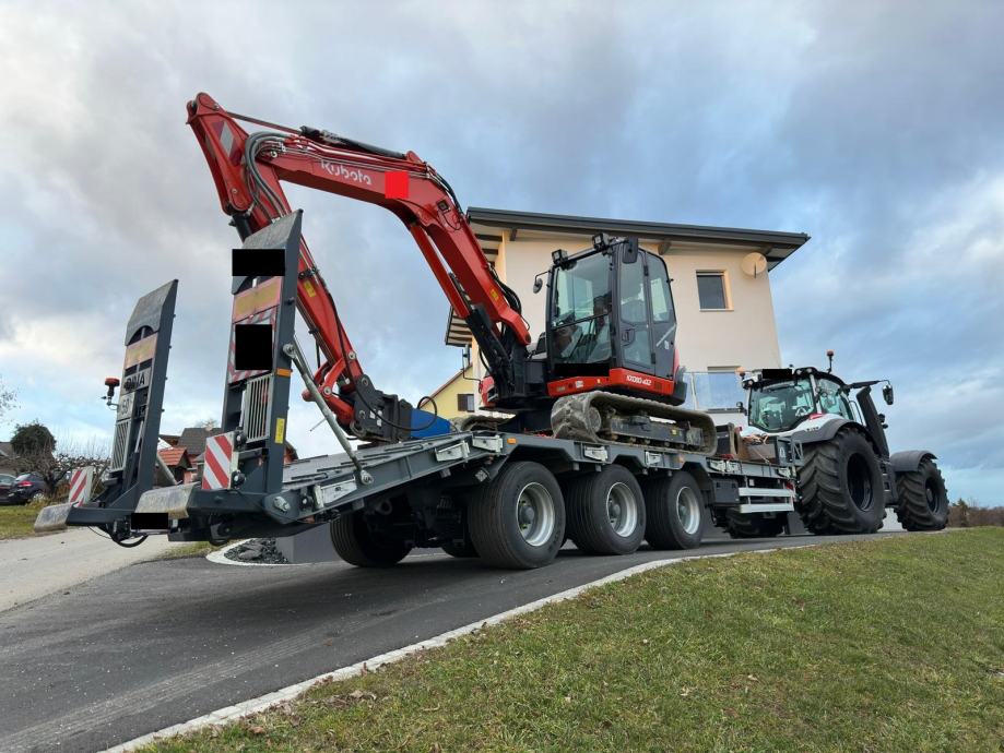 NISKA PRIKOLICA ZA PRIJEVOZ TEŠKE GRAĐEVINSKE MEHANIZACIJE LLD i LLL