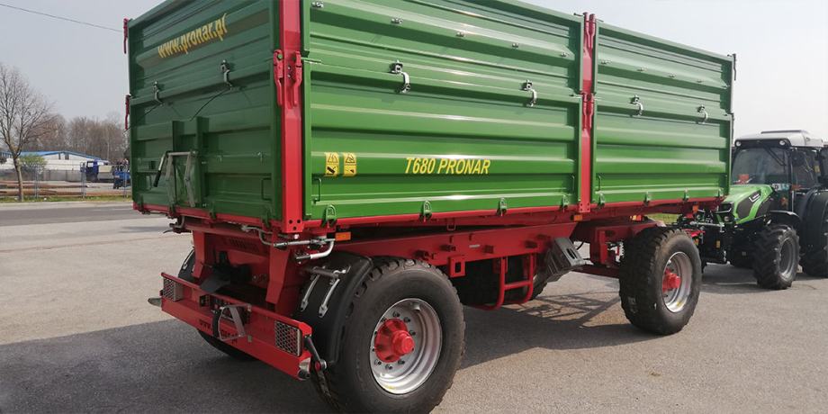 PRONAR T680 dvoosovinska prikolica - AKCIJA