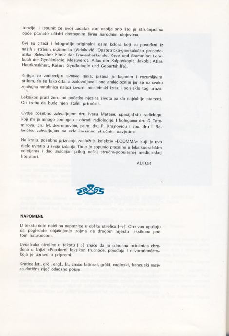 Davor Rogić - Popularni ginekološki leksikon Zdrava i bolesna žena