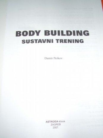 Knjiga sistem treninga Damir Perkov, bodybuilding.