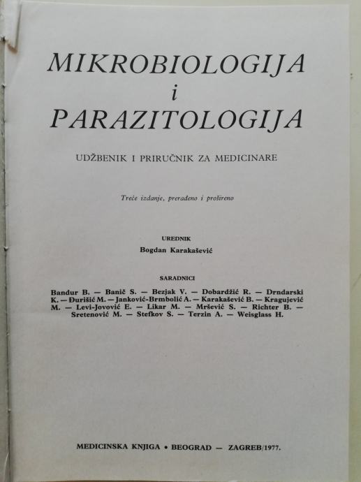 Mikrobiologija i parazitologija