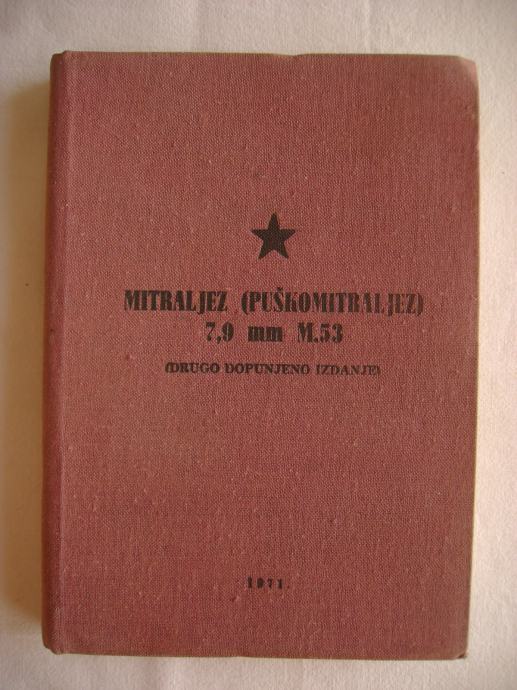 Mitraljez (puškomitraljez) 7,9 mm M.53 - 1971.