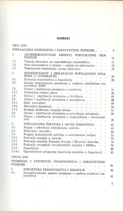 Popović, Boško | Škrbić, Milan - Stanovništvo i zdravlje