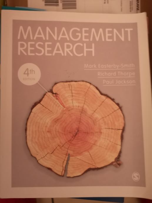 Easterby-Smith, Thorpe, Jackson Management Research