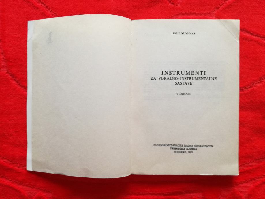 INSTRUMENTI ZA VIS / Klobučar