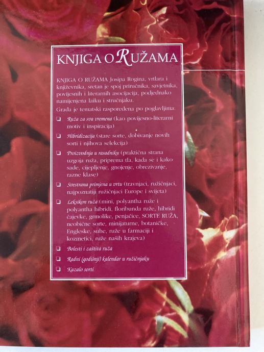KNJIGA O RUŽAMA, Josip Rogin
