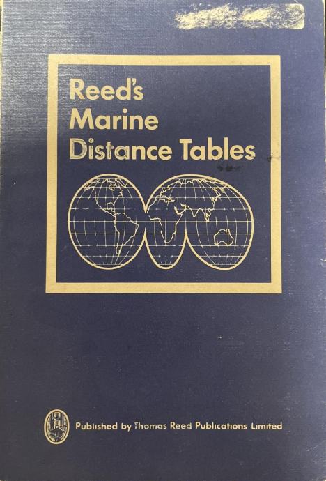 Miranda Delmar-Morgan: Reeds marine distance tables